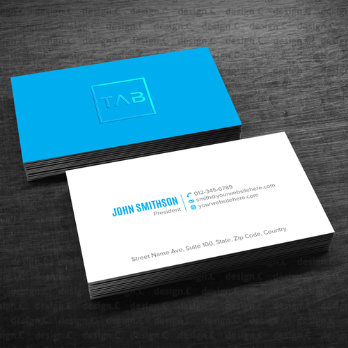 TAB Business Card | Business card contest