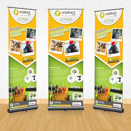 Standy Design for Urjakart.com - India's Home Depot | Poster contest