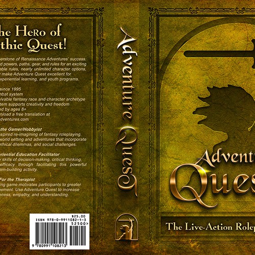 Designs | Book Cover for Adventure Quest, the Live-Action Roleplaying ...