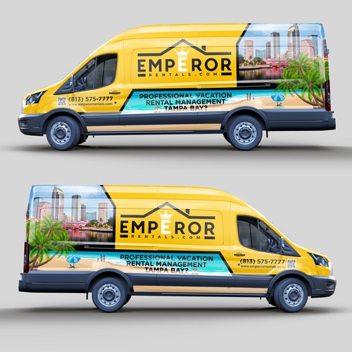 Designs | Van Wrap Design for Vacation Rental Management Company | Car ...