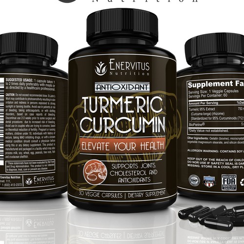 Designs | Design a powerful modern label ( Brain Supplement)for a ...