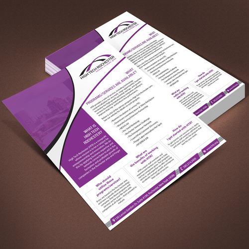 Design an eye-catching one pager for a nonprofit's marketing materials ...