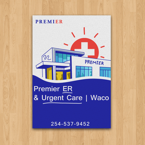 Illustrative Brochure for ER & Urgent Care | Brochure contest
