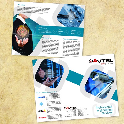 AVTEL soft brochure design | Brochure contest