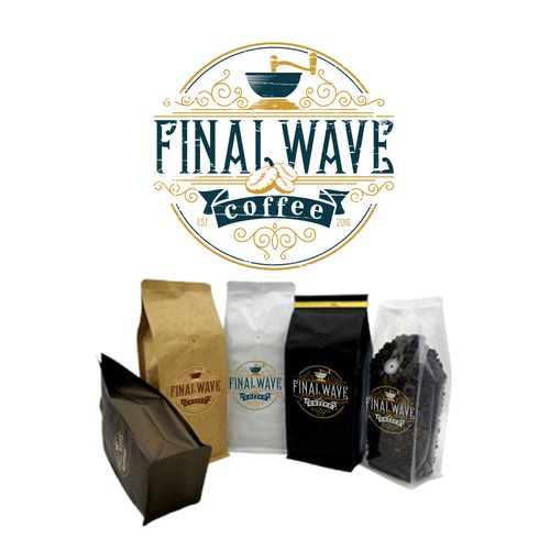 Final Wave Coffee in need of a logo | Logo design contest