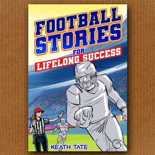 Designs | Illustration for American Football book cover design | Book ...