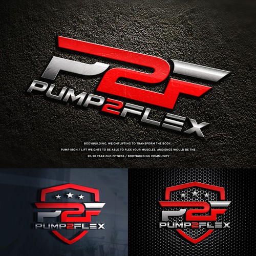 PUMP 2 FLEX - Bodybuilding logo - Different Artistic Designs | Logo ...