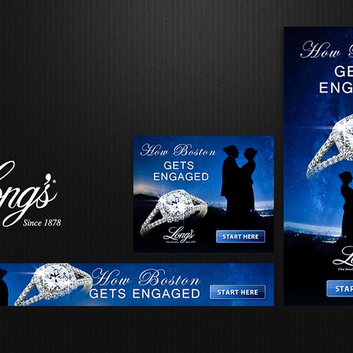 Engagement Ring Ads For Boston Jeweler | Banner ad contest