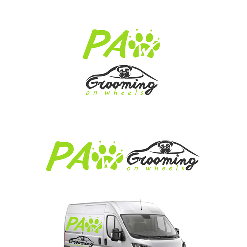 mobile pet grooming logo | Logo design contest