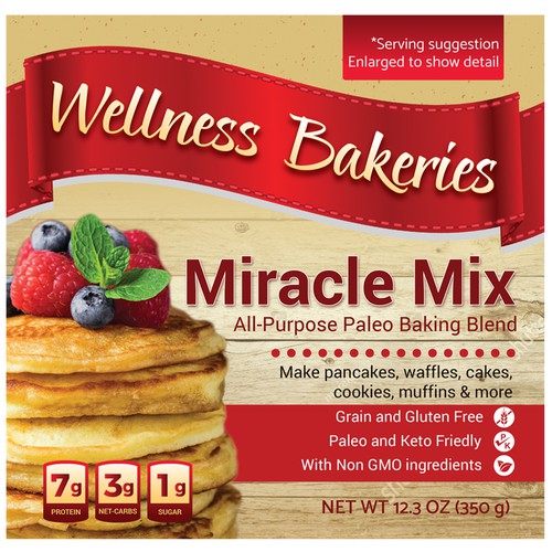 Stand-Up Pouch Design for Wellness Bakeries | Product packaging contest