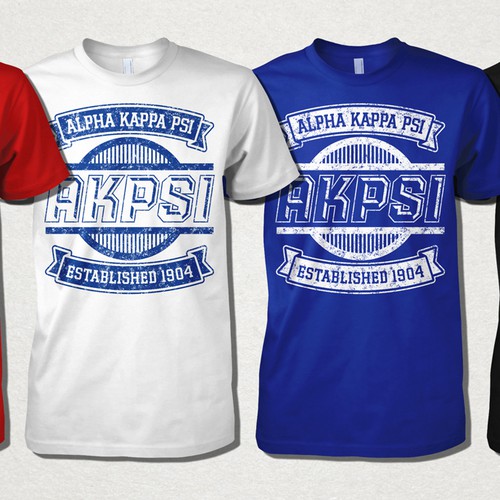 Athletic T-shirt for Alpha Kappa Psi | T-shirt contest