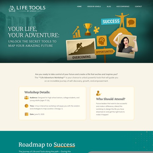 Designs | Fun Web Design - Life Tools by Jewels | Web page design contest