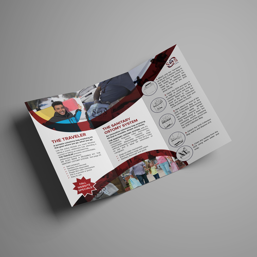 Design a pamphlet for an one-of-a-kind product --Thats Helps people ...