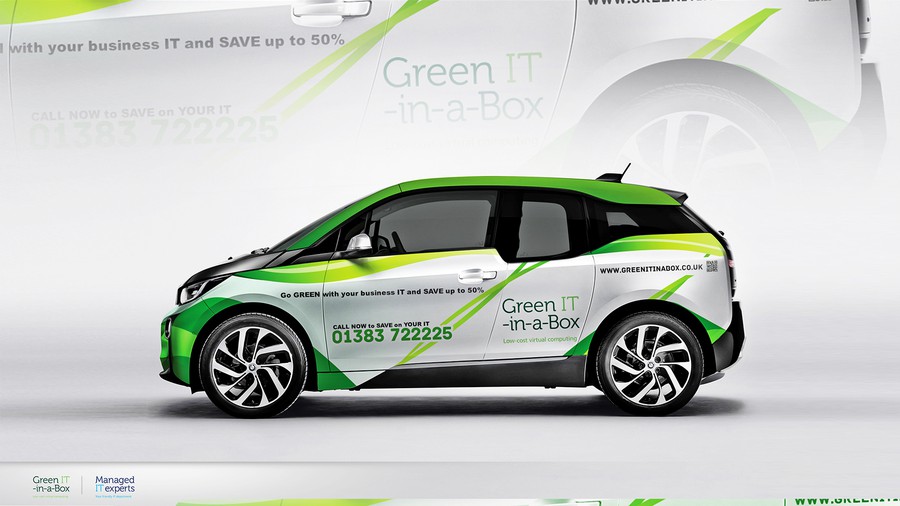 Catchy and clever car design for BMW i3 - Green / Eco theme | Car ...