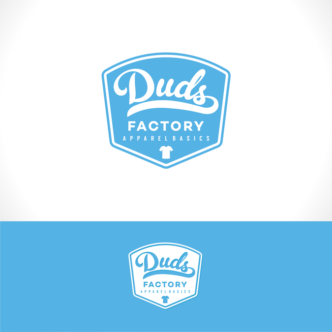 Seeking a vintage, modern logo for Duds Factory, a men's apparel basics ...