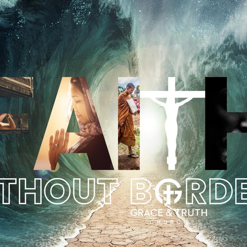 Designs | Faith Without Borders Sermon Series | Postcard, flyer or ...