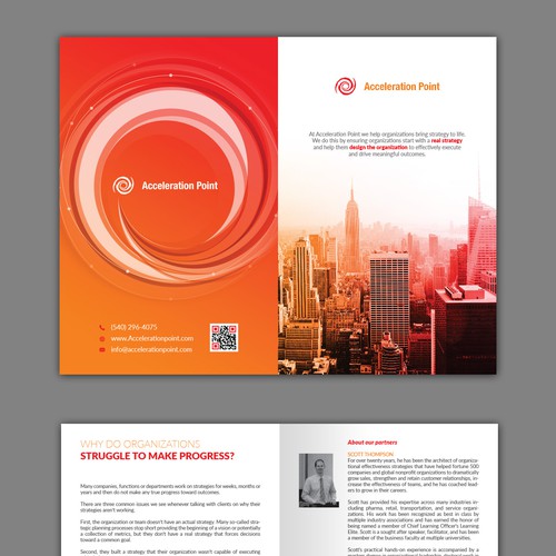 Brochure/Booklet Marketing Materials for Small Consulting Company ...