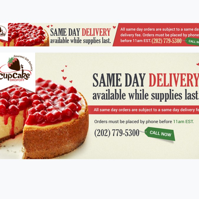 Same Day Delivery Web Banner | Banner ad contest