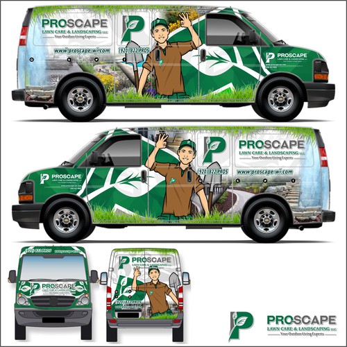 Designs | Create a stunning vehicle wrap for Proscape that bring them ...