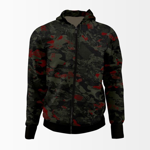 Designs | MILITARY INSPIRED MULTICAM BLACK WITH RED ACCENT ...