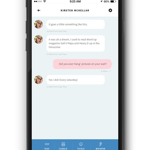 Modern, Sleek Chat Application | App design contest