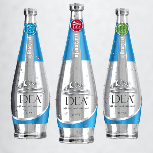 Create a Glass Bottle 0.75 lit For The Production of natural and still ...