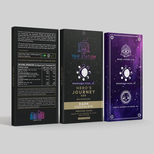 Designs | Psychedelic Mushroom Chocolate Bar Packaging 🍄🍫 | Product ...