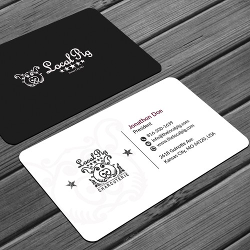 Local Butcher Shop - Business Card | Business card contest