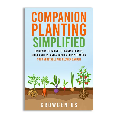 Designs | Companion planting book cover that grabs attention and ...