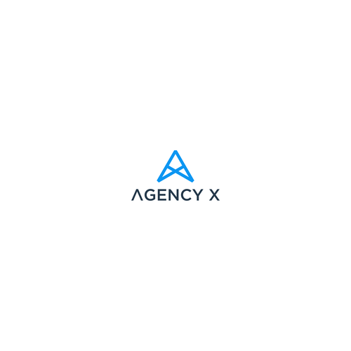 Designs | Clean, classic logo with sharp lines for AGENCY X | Logo ...