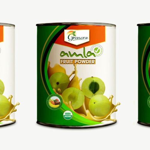 Designs | Amla Fruit Powder Label | Product label contest
