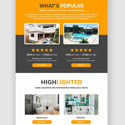 Designs | Beautiful newsletter for content creators | Email contest