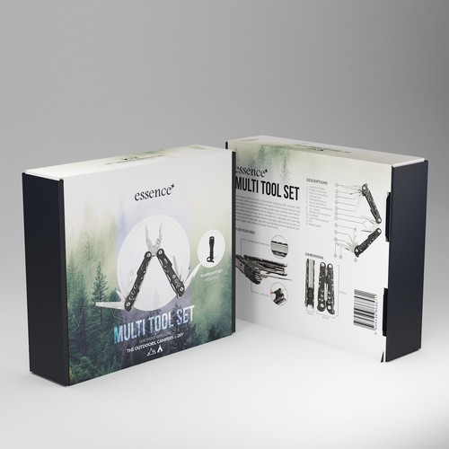 create a eye catching powerful product packaging design for a multi ...