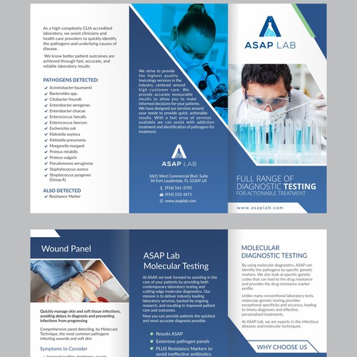 ASAP Lab Molecular Brochure | Brochure contest