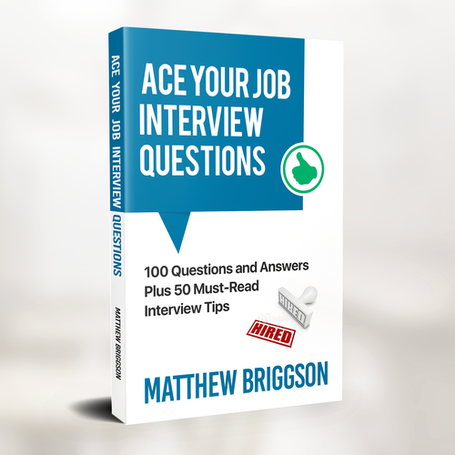 Design a book cover for a job interview book. | Book cover contest