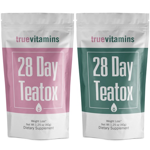 Detox Tea im | Product label contest