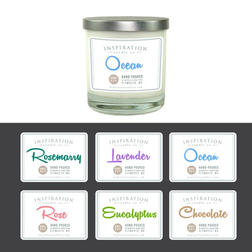 Create simple yet professional Candle Company label with vintage vibe ...