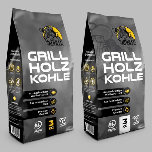 Designs | Charcoal-Packaging / Grillkohle-Verpackung - Der Köhler ...