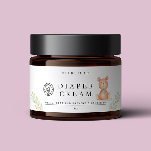 Designs | Organic Baby Diaper Cream Label | Product label contest