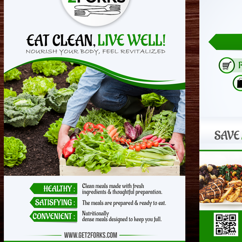 Create a Simple Handout Flyer for Premium Pre-Packaged Paleo Food ...
