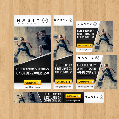 banners for clothing brand | Flash banner contest