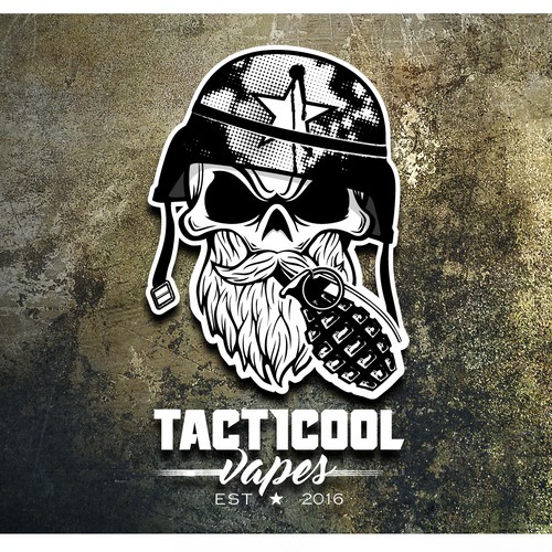 Tacticool Vapes bottle logo | Logo design contest