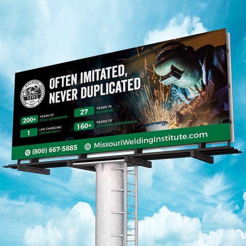 Designs | Billboard for top welding school in the USA! | Signage contest