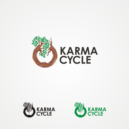 Create a captivating be kind / karma / life cycle design for drinkware ...