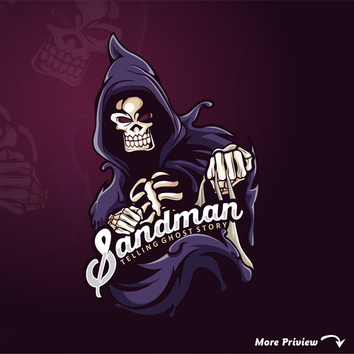 Designs | Sandman Badge for Scout Troupe Scary Stories Contest | Logo ...