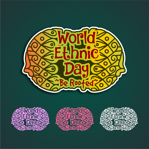 Logo for World Ethnic Day to celebrate ethnic cultures of the world ...