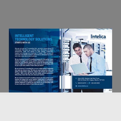Half page magazine ad for IT consulting / MSP firm | Postcard, flyer or ...