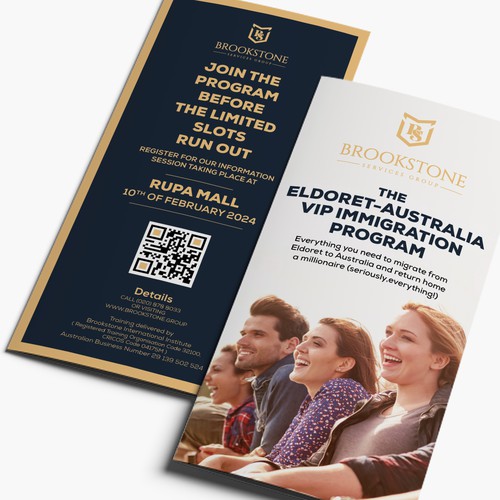 Designs | Design Trifold Pamphlet for Premium Education/Immigration ...