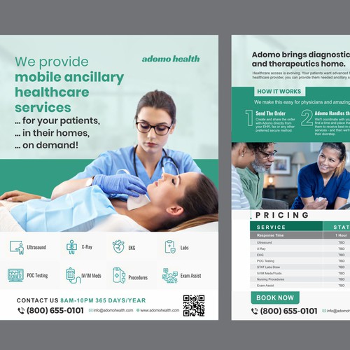 Designs | Design a beautiful one-pager for a health tech startup ...