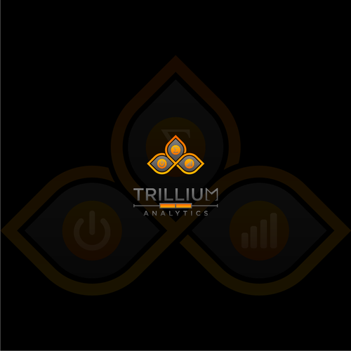 "Create a logo for Trillium Analytics, combining cues from both modern ...